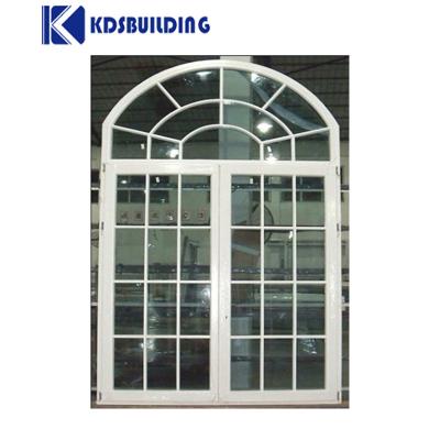 Cina KDSBuilding Upvc Double Galzed Windows Pvc Profile Window Chinese Style Casement Window Pvc Swing Window in vendita