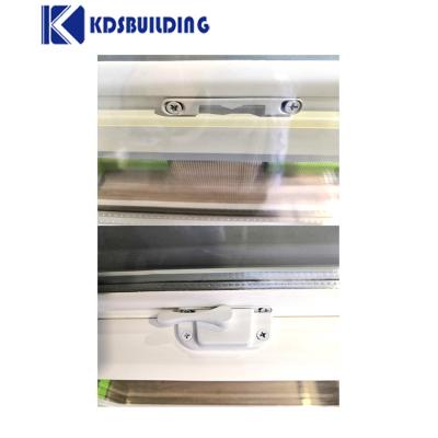 Cina KDSBuilding Bianco Colore Finestre Single Hang Upvc Con telaio Quadro Finestra a doppio vetro Verticale Finestre scorrevoli in vendita