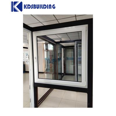 China KDSGebäude Hochdämmungshaus Doppelverglasung Pvc Neigungs- und Drehfenster zu verkaufen