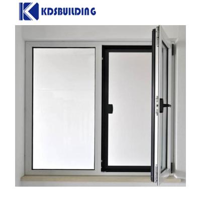 China KDSBuilding Exterior Pvc Small Casement Upvc Windows Duidelijk PVC Venster Glas Kassen Hurricane Impact Vensters Te koop