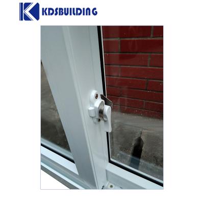 China KDSConstrucción Protección contra incendios, explosiones, balas y sonido Doble transparente Vidrio de seguridad templado Pvc Ventana corredera para el hogar en venta