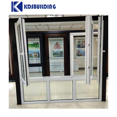 Китай Upvc Windows Frost Glass Weather Strip Fresh 4 Panel Windows Casement Window с защитой от взлома продается