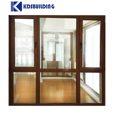 China KDSBuilding Franse moderne dubbelglazen helder thermisch glas Casement Windows Upvc Windows Fabrikant Te koop
