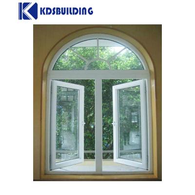 中国 KDSビルディング セーフグリル トリプルグラス UPVC PVC カーセメント ウィンドウ デザイン 販売のため