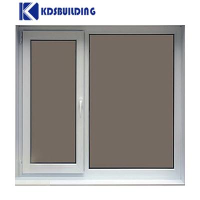 Cina KDSBuilding Australia Standard Soundproof Isolated Hurricane Impact Glass 60 Series Profile Upvc Casement Window in vendita