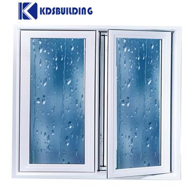 Cina KDSBuilding Australia Standard Soundproof Isolated Hurricane Impact Glass 60 Series Profile Upvc Casement Window in vendita