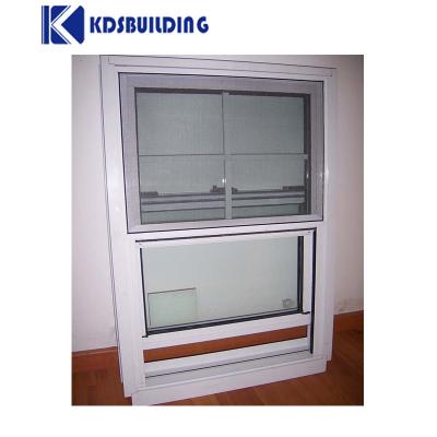 China KDSBuilding Pane Replacement Vinyl Ce Certificatie Hurricane Windows Steel Filipijnen Double Hang Window Met Screen For House Te koop