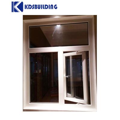 China Warmte-isolatie PVC-glasraam Dubbel Frans bekledingsraam Te koop