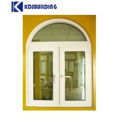 China Warmte-isolatie PVC-glasraam Dubbel Frans bekledingsraam Te koop