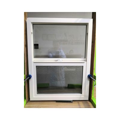 Cina Finestra a telaio di PVC a sospensione singola Verticale Scorrevole di Plastica Vinile PVC Finestra UPVC in vendita
