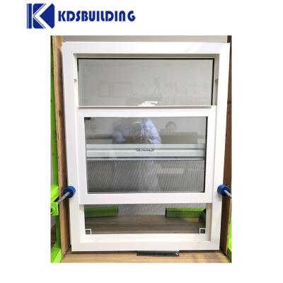 Cina Finestra a telaio di PVC a sospensione singola Verticale Scorrevole di Plastica Vinile PVC Finestra UPVC in vendita