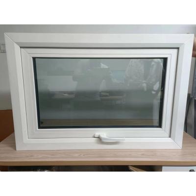 China Ventana de toldo de UPVC Ventanas de doble / triple acristalamiento con manguera de bloqueo Roto con apertura hacia afuera Estándar de Australia en venta