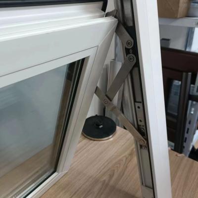 China Ventana de toldo de UPVC Ventanas de doble / triple acristalamiento con manguera de bloqueo Roto con apertura hacia afuera Estándar de Australia en venta