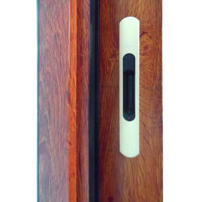 Cina KDSbuilding Porta scorrevole in alluminio a doppio vetro ingresso principale porta scorrevole con maniglia per bagno in vendita