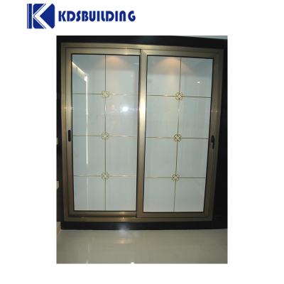 Cina KDSBuilding Morden Design Aluminium porta scorrevole 6mm con zanzariera per abitazioni in vendita