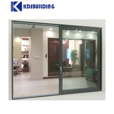 China Gepersonaliseerde buitenkant Interio geluidsdichte thermische breuk Low-E glas aluminium lift schuifdeuren Te koop