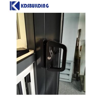 中国 KDSビルディング ブラック・モスキト・メッシュ・スクリーン アルミ 隠されたスライドドア・システム スライドドア・デザイン NFRC ダブル・グラス 販売のため