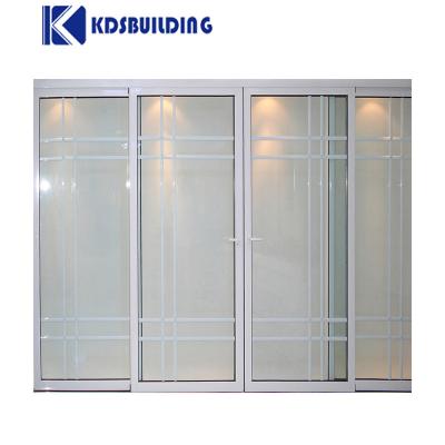 China KDSBuilding Superhouse Patio Gelamineerd Glas Aluminium Grote Schuifglasdeur Interne Schuifdeur Te koop