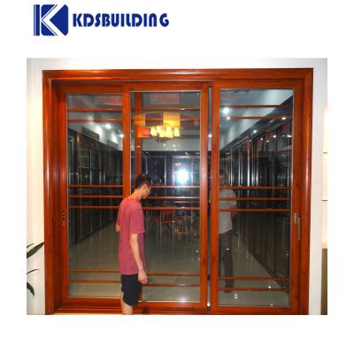 China KDSBouwen Witte orkaan impact glijbaan Aluminium beveiliging en glazen buitenste metalen deur Te koop