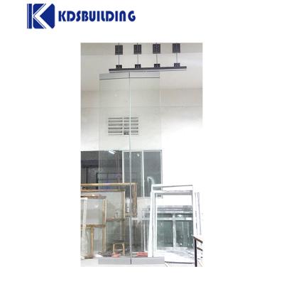 China KDSBuilding Triple Tempered Glass Alloy Bifold Patio Doors Met Aluminium Schuifdeur Wielen Te koop