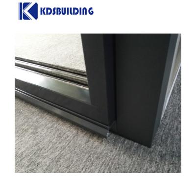 中国 KDSビルディング ニュー モダン ダブル テンパレード ハリケーン 衝撃 ガラス アルミ パーゴラ スライディング ドア 写真 販売のため
