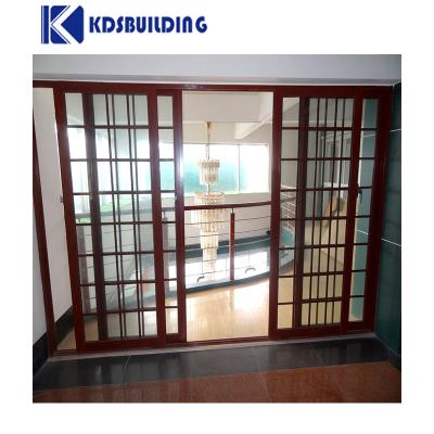 China Ecrã de metal exterior Patio extremamente estreito Porta deslizante de alumínio Porta motorizada para sala de estar à venda
