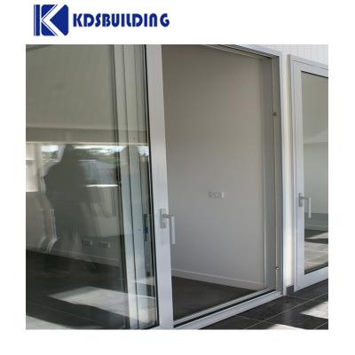 中国 KDSビルディング 安い 外部 熱中断 粉末 塗装 大型 ガラス パネル アルミ 滑りドア パティオ 販売のため