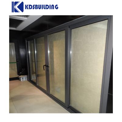 China KDSBuilding orkaanbestendige thermische breuk groot glas groot uitzicht aluminium lift schuifdeuren patio Te koop
