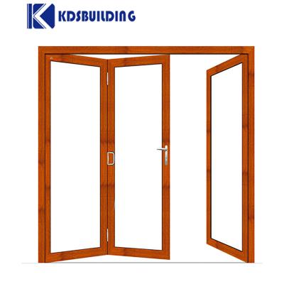 中国 KDSビルディング モダンデザイン ホットセール 広東 アルミ合金 プロフィール 折りたたみ ドアと窓 販売のため