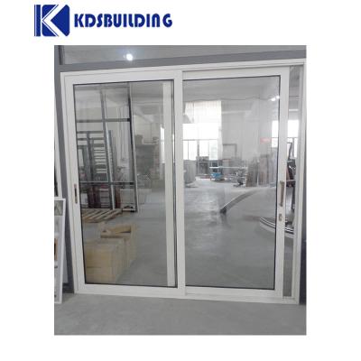 China Grelha de grande porte Sistema comercial Design Materiais de construção Alumínio Portas deslizantes exteriores à venda