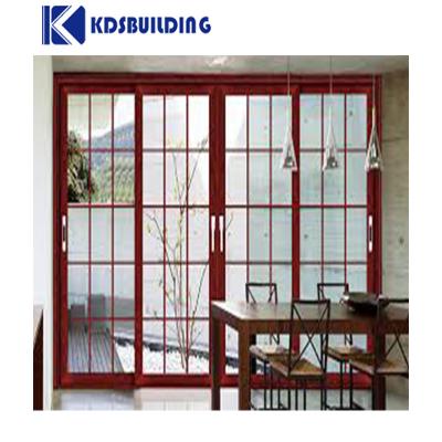Cina KDSBuilding Xiamen Security Glass Porta d'ingresso in alluminio versato rivestito Porta pieghevole in vendita