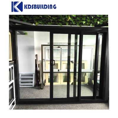 China KSBouw Interieur Geruisloos Prijs Schuifdeur Glas Voor Huizen Voorhuis kogelvrije Schuifdeur Glas Te koop