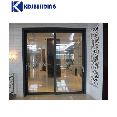 China KSBouw Interieur Geruisloos Prijs Schuifdeur Glas Voor Huizen Voorhuis kogelvrije Schuifdeur Glas Te koop
