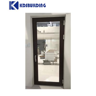 China Hurricane Impact Franse Buitenkant Dubbel Glas Aluminium Casement Vensters En Deuren Voor Huis Te koop