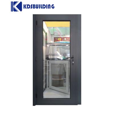 Cina Moderno design stile francese fronte tripla vetro uragano impatto porta in alluminio telaio insonorizzato in vendita