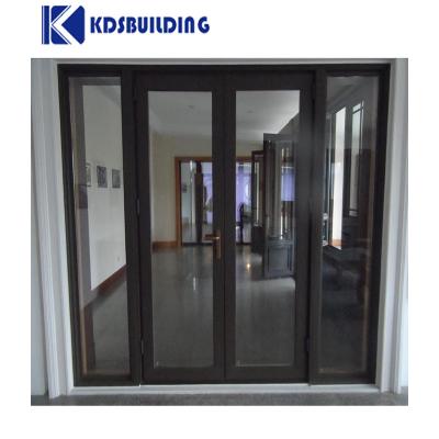 Cina Durabile porta in vetro in alluminio esterno con design elegante per uso commerciale in vendita