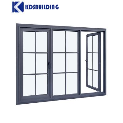 Cina Prefabbricato Cina Fabbricanti Customized Double Glazing Acqueproof Aluminum Casement Window in vendita