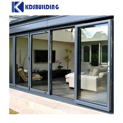China Verwarmde deur met aluminiumframe AS2047 Dubbelglas schuifdeur voor balkon Te koop