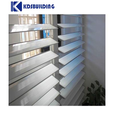 China Isolierte Fensterläden aus Aluminiumlegierung für Bürogebäude zu verkaufen