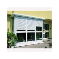 China Aluminum Automatic Remote Control Rolling Shutter Security Shutters Fireproof Roller White Windows for sale