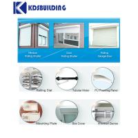 China Aluminum Automatic Remote Control Rolling Shutter Security Shutters Fireproof Roller White Windows for sale
