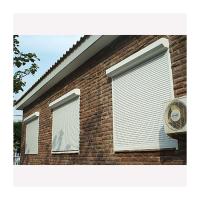 China Aluminium Roll Down Security Shutter Electric Control Ventilation Blind For Bathroom for sale