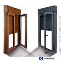 China Aluminium Roll Down Security Shutter Electric Control Ventilation Blind For Bathroom for sale
