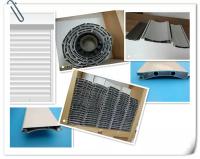 China Aluminium Roll Down Security Shutter Electric Control Ventilation Blind For Bathroom for sale
