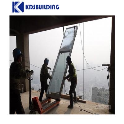 China 3D-glasgebouw gordijnmuur geunificeerd gevelpaneel transparant Te koop
