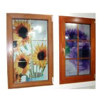 China Customized Solid Wood Window Swing Double Glaze Wooden Casement Window for sale