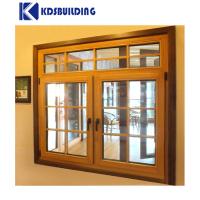 China Customized Solid Wood Window Swing Double Glaze Wooden Casement Window for sale