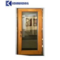 China Solid Teak Wood Double Door AS2047 Customizable Waterproof Contemporary for sale