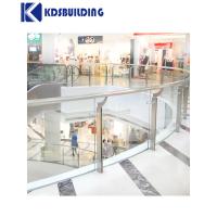 China Security Building Balcony Railing Glazed Stainless Balusters Handrail for sale