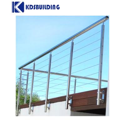 China Handrail Metalen balkon Ms Railing voor veiligheid van trappen Te koop